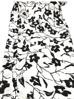 Astr | Tops | Astr The Label Floral Wrap Blouse Puff Sleeve Coquette ...